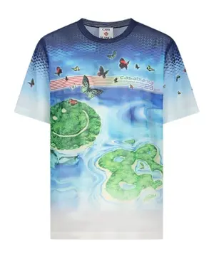 Casablanca Printed Crewneck T-shirt