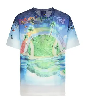 Casablanca Printed Crewneck T-shirt