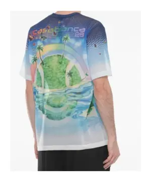 Casablanca Printed Crewneck T-shirt