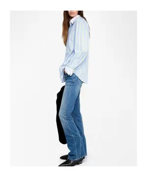 Zadig&Voltaire Morning Striped Long Sleeve Shirt