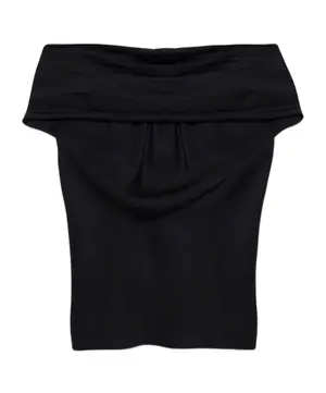 Simkhai Dalton Knit Off-the-shoulder Top - Black