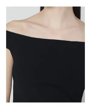 Simkhai Dalton Knit Off-the-shoulder Top - Black