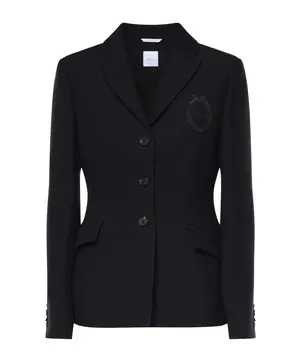 Dior Médaillon Embroidered Bar Jacket - Black