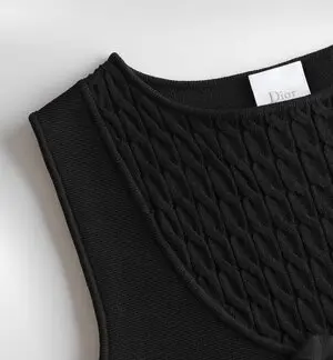 Dior Mid-length Flared Dress With Bow Detail