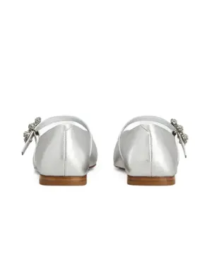 ROGER VIVIER Ballet Flats With Crystal Buckle