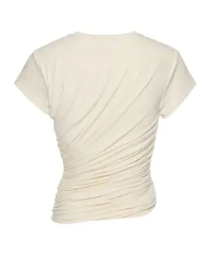Magda Butrym Side Knot Draped T-shirt