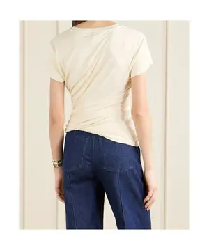 Magda Butrym Side Knot Draped T-shirt
