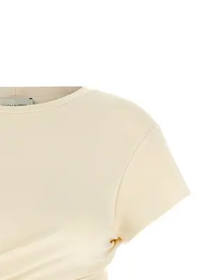 Magda Butrym Side Knot Draped T-shirt