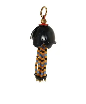 Etro Logo Engraved Embellished Keyring