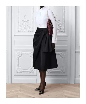 Dior Long-sleeved Shirt With Bow Detail - White
