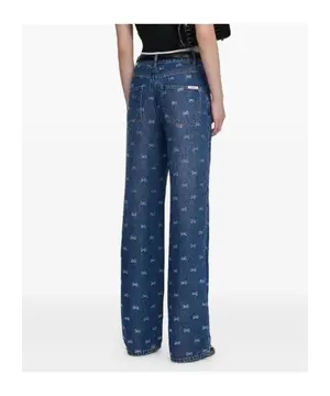 SELF-PORTRAIT Bow Embellished Jeans
