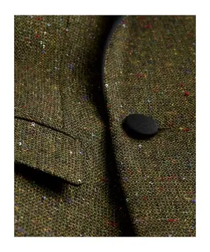 Dior Fitted Embellished Double-breasted Jacket - Khaki