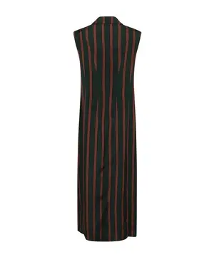 Dries Van Noten Covy Striped Sleeveless Dress