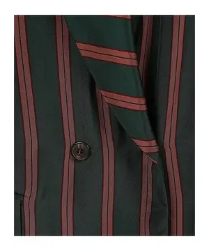 Dries Van Noten Covy Striped Sleeveless Dress