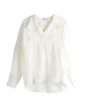 TOTEME Long-sleeve Ruffled Shirt - No