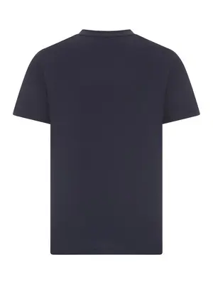 Moncler Striped Logo Patch T-shirt