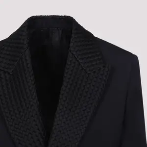 Bottega Veneta Textured Lapel Blazer - No
