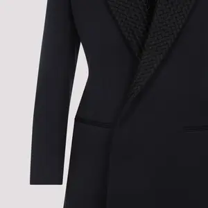 Bottega Veneta Textured Lapel Blazer - No