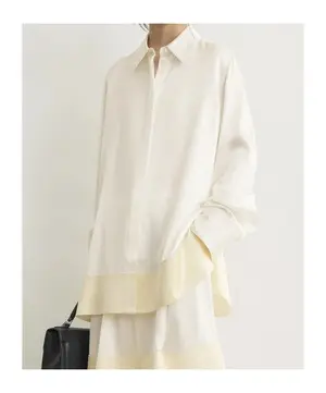 TOTEME Long-sleeved Tuxedo Shirt - White