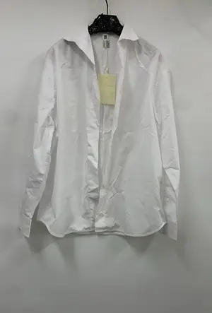 TOTEME High Collar Long Sleeve Shirt