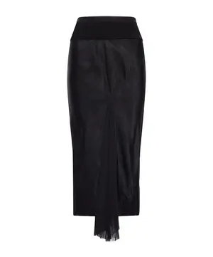 Rick Owens A-line Bias Skirt