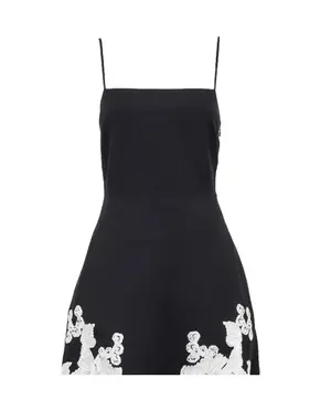 Simkhai Floral Appliqué Strappy Dress