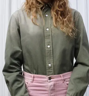 Dior Cotton Denim Blouse - Khaki