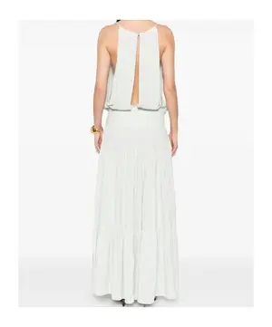 IRO PARIS Sleeveless Maxi Dress With Pleated Details - No