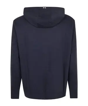 Herno Full Zip Hoodie With Drawstring