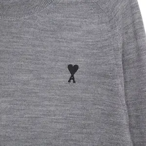 AMI Paris Embroidered Crewneck Jumper