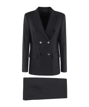 Seventy Double-breasted Wide Leg Suit
