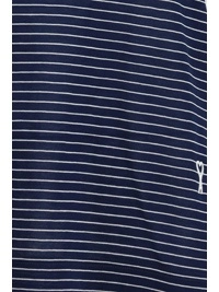 AMI Paris Striped Sleeveless Round Neck Top - Black
