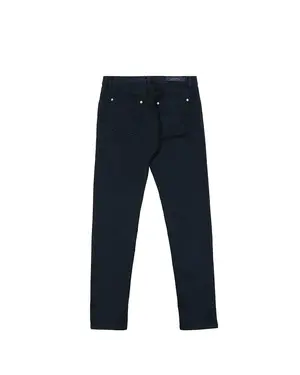 Versace Logo Straight Leg Jeans - Black