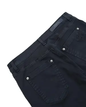Versace Logo Straight Leg Jeans - Black