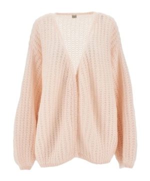 TOTEME Totême V-Neck Puffed Cardigan No