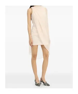 ROTATE BY BIRGER CHRISTENSEN Draped Cape Mini Dress