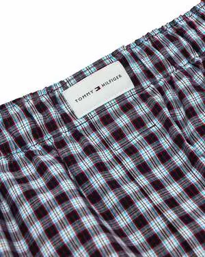 Tommy Hilfiger Plaid Boxer Shorts - Gray
