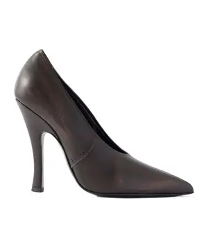 Magda Butrym Leather High Heel Pumps - Black