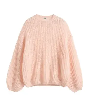 TOTEME Puffed Knit Sweater - Pink