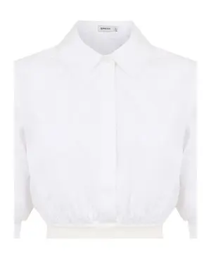 Simkhai Short Sleeve Shirt - White