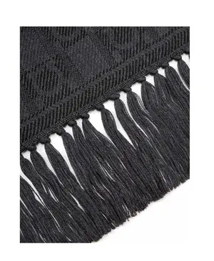 FERRAGAMO Logo Scarf - Black