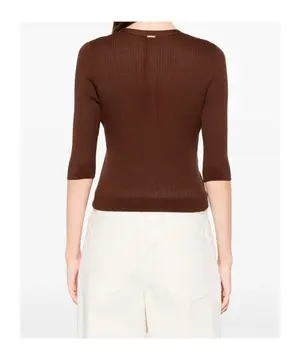 TWINSET Ribbed V-neck Cardigan