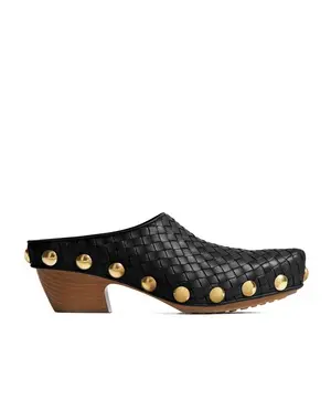 Bottega Veneta Gondola Clogs - Black