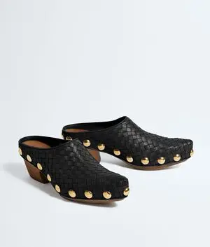 Bottega Veneta Gondola Clogs - Black