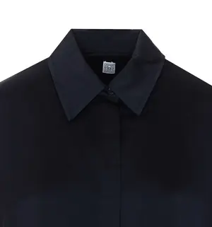 TOTEME Long-sleeved Tuxedo Shirt - Black