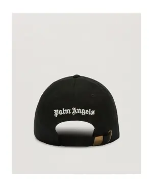 Palm Angels Monogram Embroidered Baseball Cap