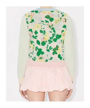 Kenzo Floral Embellished Jumper - Glaciers