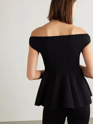 Altuzarra Off-shoulder Peplum Top