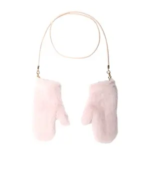 Max Mara Teddy Strap Mittens