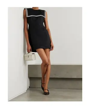 DÔEN Monroe Dress With Sailor Collar
